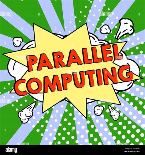 Conceptual Caption Parallel Computing Business Concept Simultaneous