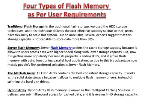 PPT What Is Flash Memory With Its Types Examples And Devices PowerPoint Presentation ID