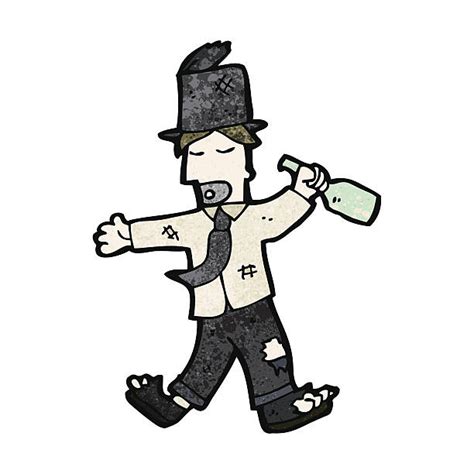 30 Drunk Hobo Drawings Stock Illustrations Royalty Free Vector