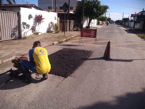 Seinfra Inicia Semana Com Melhorias Na Pavimentação Em Ruas De Nove Bairros