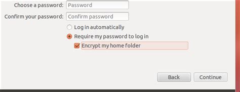 how to encrypt your home folder after installing ubuntu