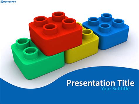 Free Building Block PowerPoint Templates MyFreePPT