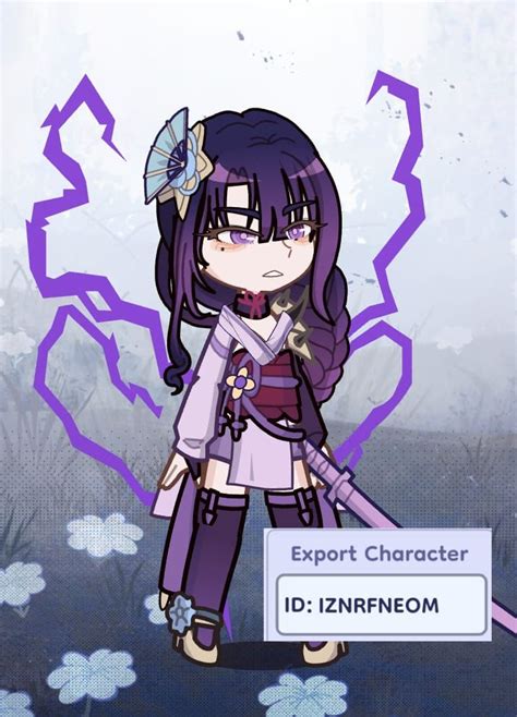 Raiden Ei 😻 In 2025 Gacha Custom Poses Couple Character Design Club