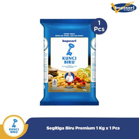 Jual Tepung Terigu Bogasari Kunci Biru Premium 1 Kg Kota Depok