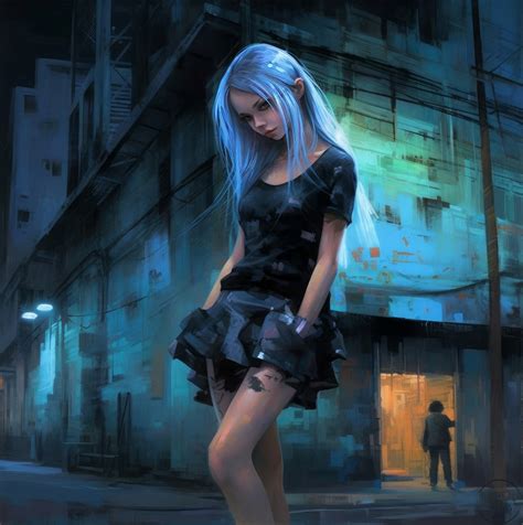 Download Girl Woman Street Royalty Free Stock Illustration Image