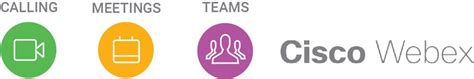 Cisco Webex Icons Managed It Services Info Solutions Llc
