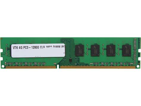 Visiontek 4gb 240 Pin Pc Ram Ddr3 1600 Pc3 12800 Desktop Memory Model 900383