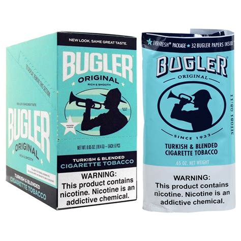 Bugler Cigarette Tobacco 65oz X 6 Pouches Original Sonics Imports