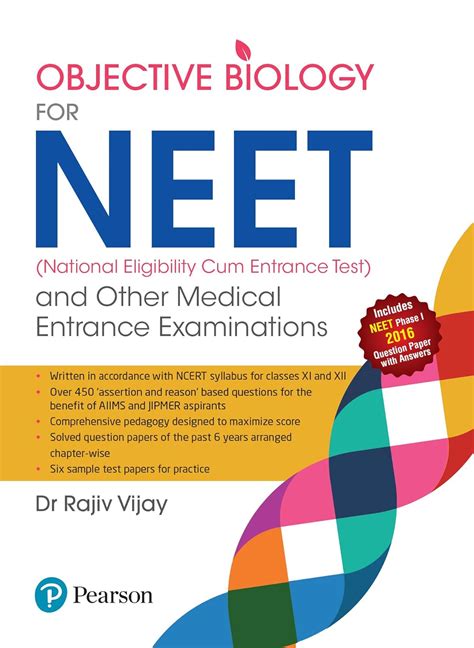 Objective Biology For Neet Vol I Ii Dr Rajiv Vijay Amazon Books