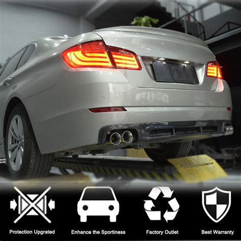 Bmw F10 520i 528i 530i Carbon Fiber Rear Diffuser Lip Exterior Mods