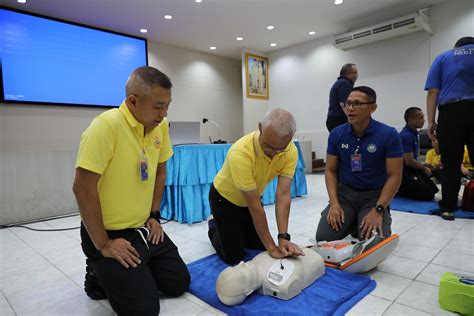 ๑๐ กรกฎาคม ๒๕๖๗ การอบรมการปฐมพยาบาลฟื้นคืนชีพ Cpr และการใช้เครื่อง