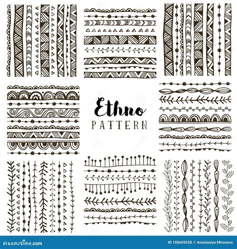 Handrawn Patterns Stock Illustrations 23 Handrawn Patterns Stock