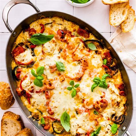 Layered Eggplant Zucchini Tomato Casserole Recipe レシピ【2024】