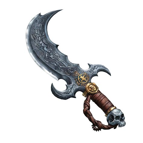 Pirate Cutlass With Intricate Skull Design 48561354 Png