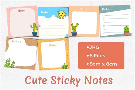 Printable Sticky Notes Template Notes Template Cover Letter Template