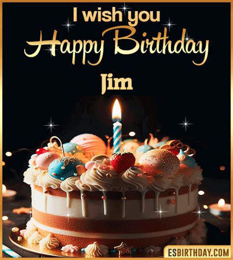 🎉 Happy Birthday Jim  🎂 Funny And Personalized Animated Wishes