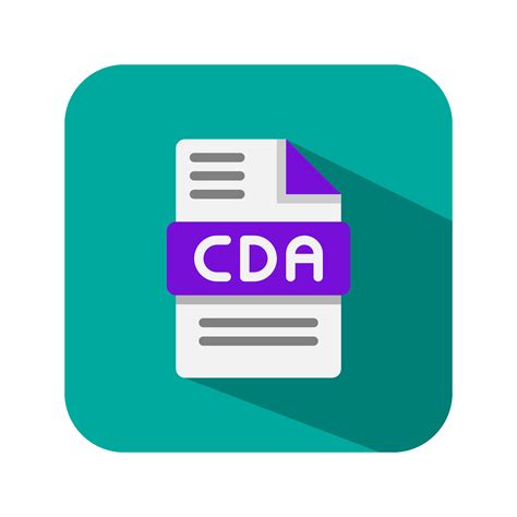 Cda Document Audio File Type Format Icons Extension Symbol 49223644