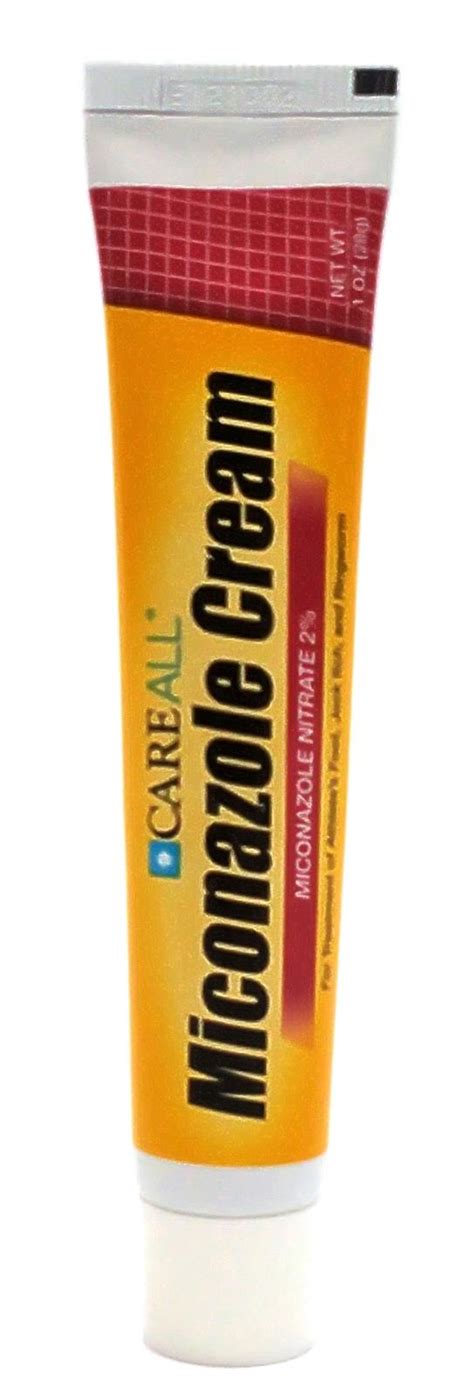 Careall Antifungal Cream Miconazole Nitrate 2 Itch Relief Cream 1 Oz