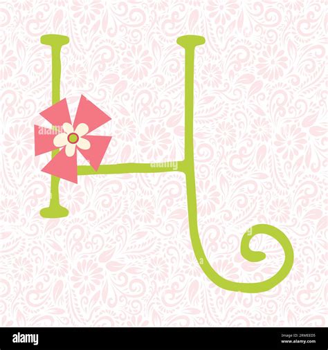Alphabet Letter H Alphabet Letter Design Alphabet Letter Illustration