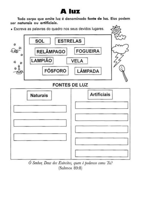 Atividades Sobre Materiais Naturais E Artificiais 2 Ano Relação Materiais