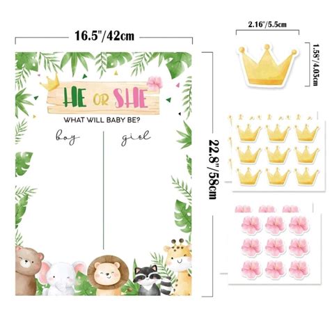 Gender Reveal Party Game Pretty Party Shop