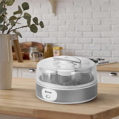 Йогуртница Vitek VT-2601 серый – купить в Ситилинк | 2035402