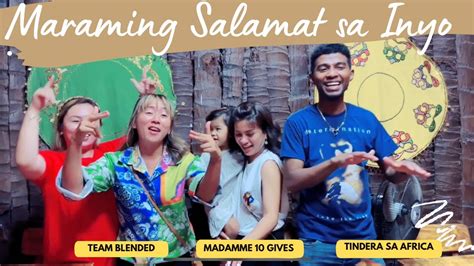TEAM BLENDED TINDERA SA AFRICA MADAMME 10 GIVES MONEY OUT