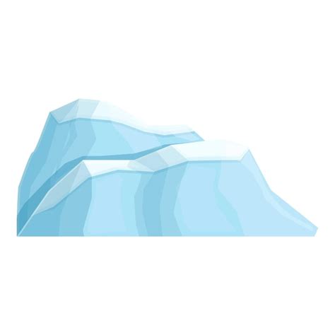 Glacier Du Nord Icône Dessin Animé Vecteur Ice Berg Pôle De Gel