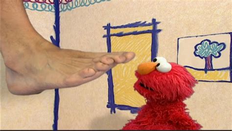 Elmo And Foot By Justinproffesional On Deviantart