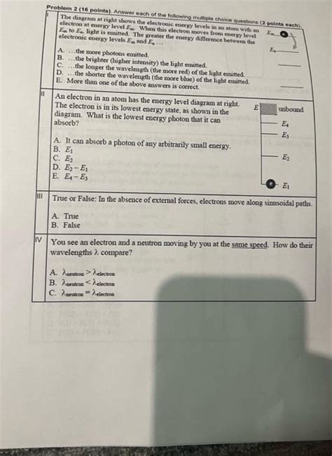 solved problem 2 16 points answer each of the following