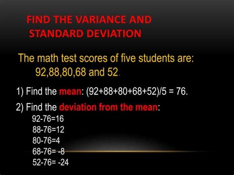 Introduction To Biostat Standard Deviation And Variance Pptx