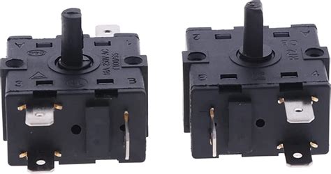 Amazon Com FESTAS Switch Encoder Electric Room Heater Rotary Switch AC 250V 16A 3Pin 5Pin