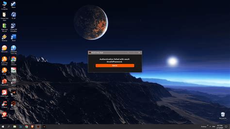 Authentication Failed With Result Invalidpassword Rfaceitcom