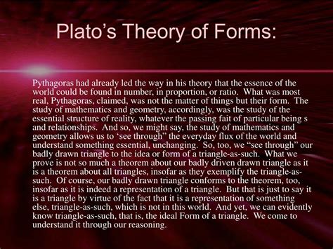 Ppt Platos Theory Of Forms Powerpoint Presentation Free Download