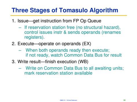 Ppt Instruction Level Parallelism Dynamic Scheduling And Tomasulo