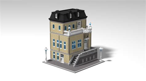 Lego Moc Modular House Moc 268 By Rexss12 Rebrickable Build With Lego