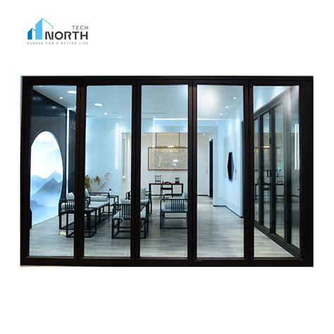 American Standard Modern Style Waterproof Bifold Doors Windows Aluminum