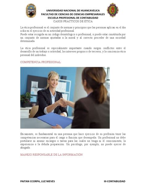 Casos PrÁcticos De Ética Y Liderasgo Pdf Ética Profesional