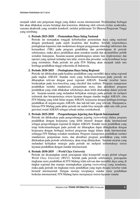 Pedoman Pendidikan Teknik Informatika 7 Pedoman Pendidikan 2017