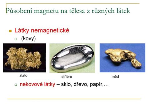 Magnety přírodní a umělé - ppt stáhnout