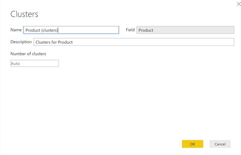 Clustering In Power BI Using Table Visual Power BI Training Australia