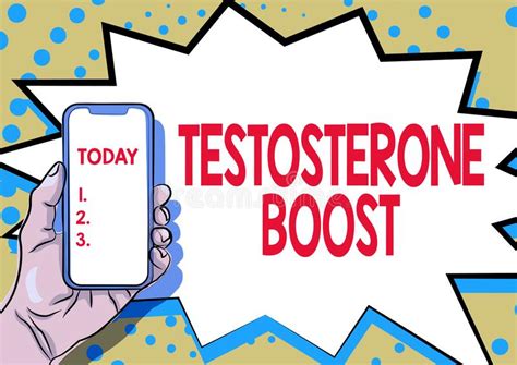 Inspiration Showing Sign Testosterone Boost Word Written On Rise Of