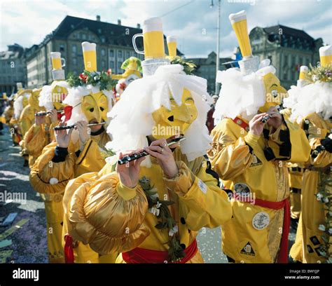 Town City Of Basel Basle Switzerland Europe Basel Basle Carnival