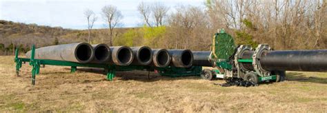 Pipe Handling System Facilitates Jobsite Pipe Storage