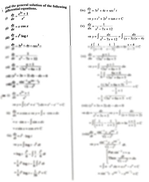 SOLUTION Practice Problems On Differential Equations Studypool