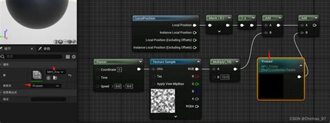 UE 材质冰冻效果 saturate节点 CSDN博客