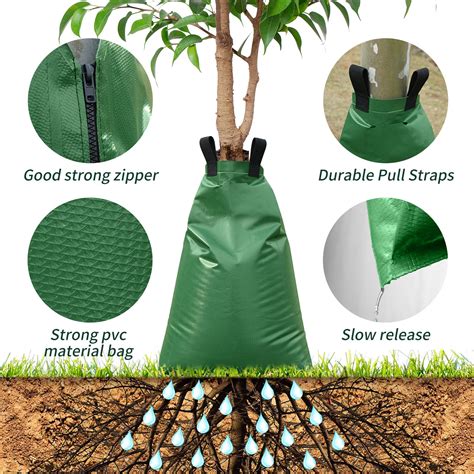 Snapklik Com Tree Watering Bags Slow Release Gallon Reusable Water Bags For Trees Slow
