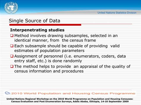 Ppt Overview Of Census Evaluation And Selected Methods Pres 2