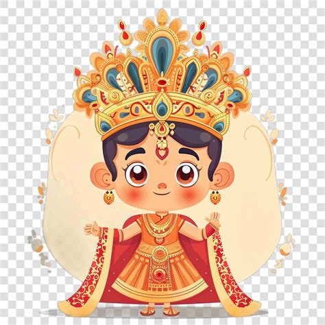 King Dasharatha Indian Illustration Premium Ai Generated Psd
