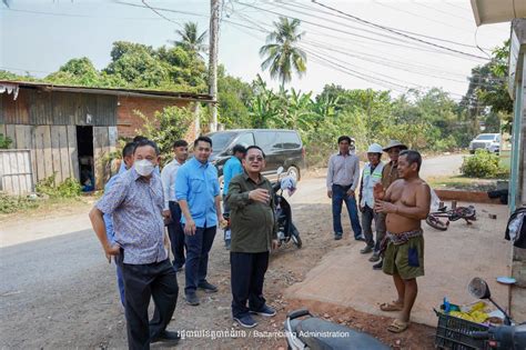 ឯកឧត្តម សុខ លូ អញ្ជើញដឹកនាំក្រុមការងារជំនាញ ចុះពិនិត្យ